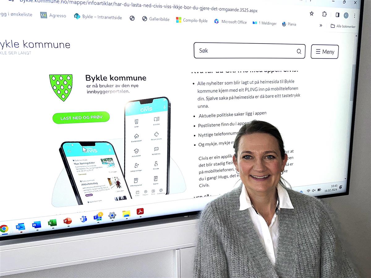 No fylgjer over 3000 menneske Bykle kommune på Civis! - Bykle kommune